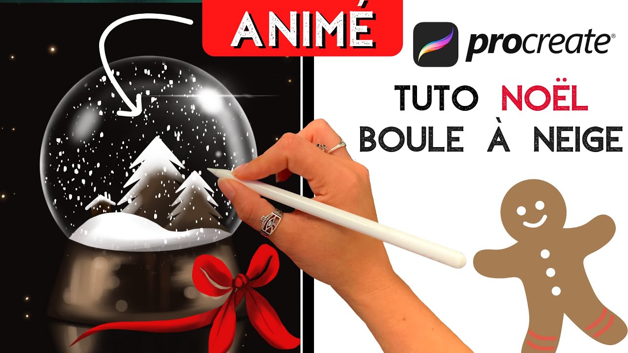 TUTO PROCREATE Spécial Noël ( Animation ) - YouTube