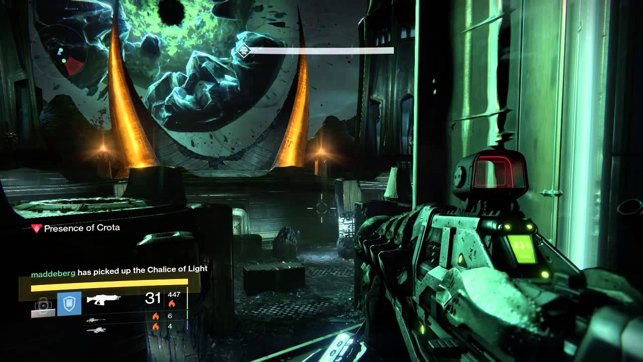 Destiny Crota's end final boss normal mode - YouTube