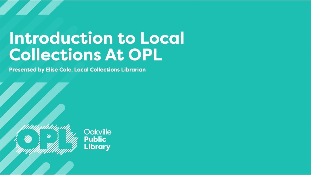 Introduction to Local Collections at OPL - YouTube