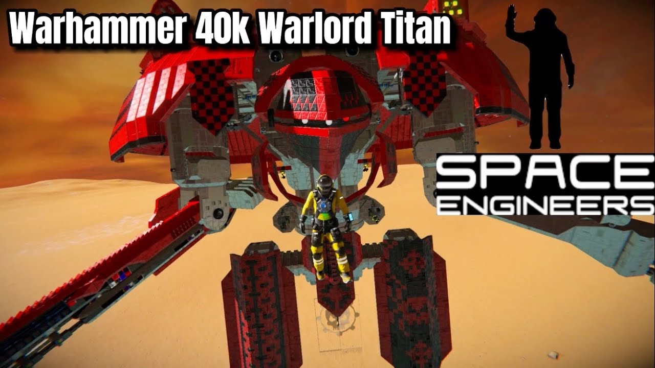 Warhammer 40k Mech in Space Engineers - YouTube