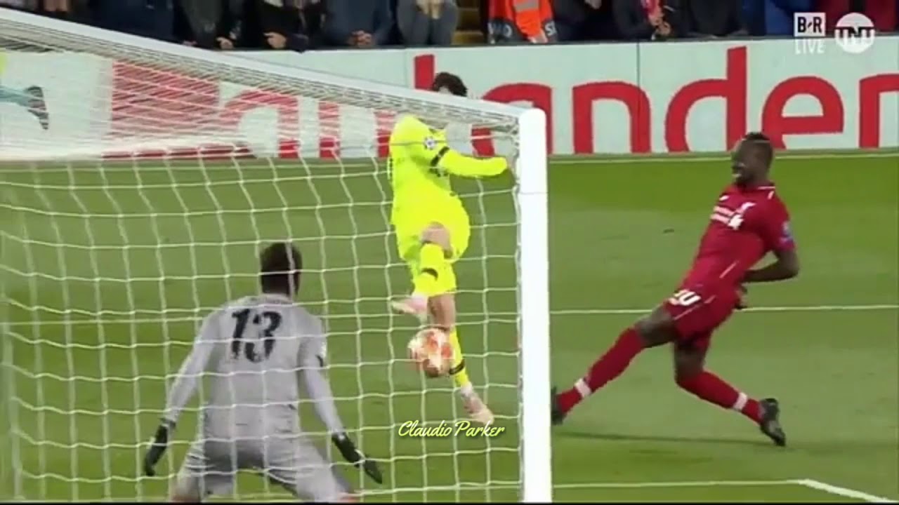 Alisson Amazing Save by Messi vs Barcelona 07/05/2019 HD 720p60 - YouTube