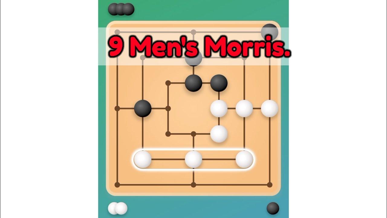 How To Play 9 Men's Morris Game | Easy Fun Game To Play With Friends ...