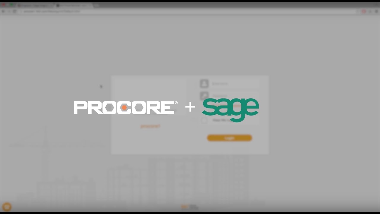 Sage Integration with Procore - YouTube