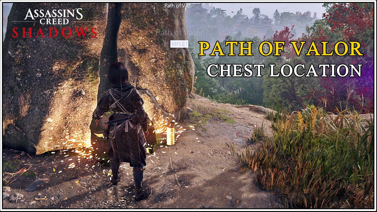 PATH OF VALOR Chest Location | AC Shadows - YouTube