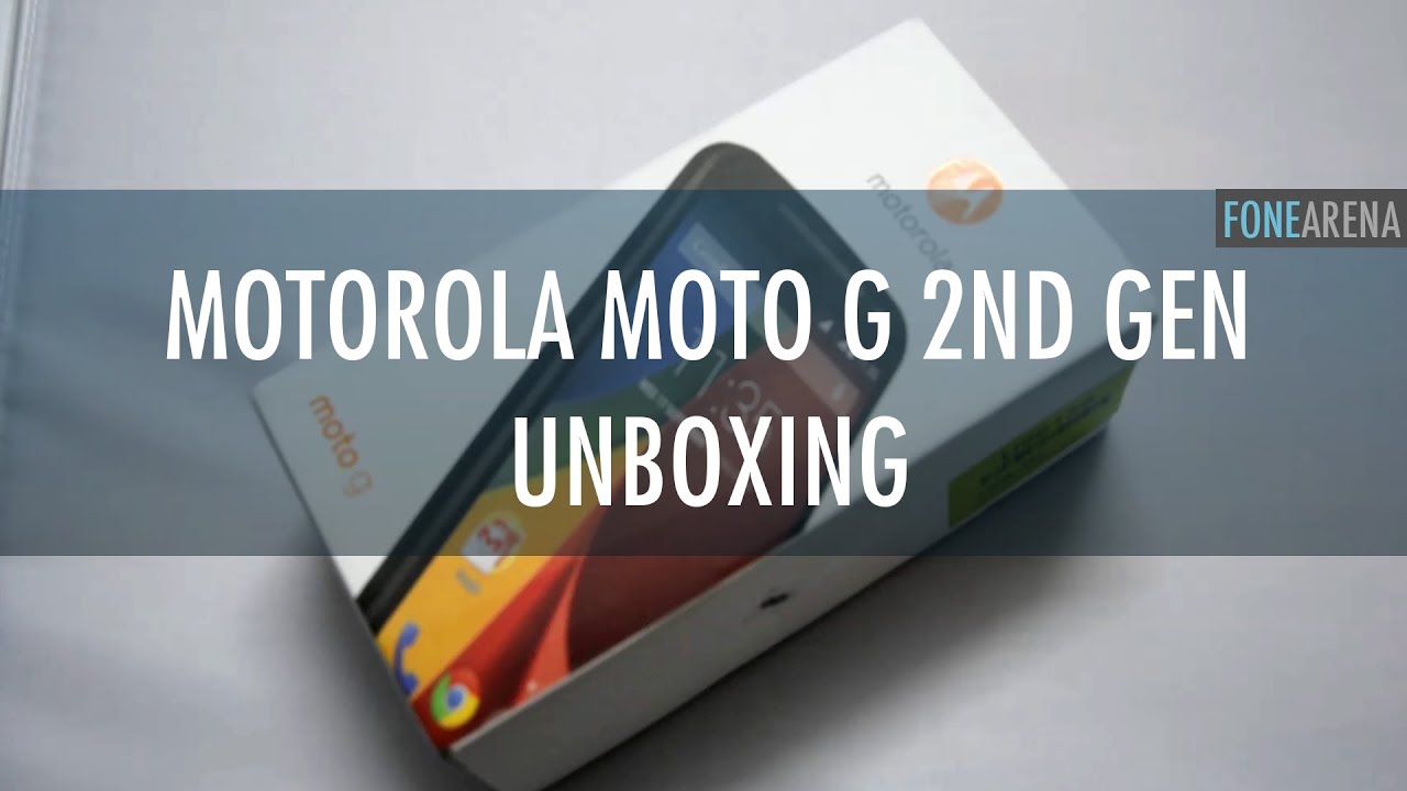 Motorola Moto G 2nd Generation / G2 Unboxing - YouTube