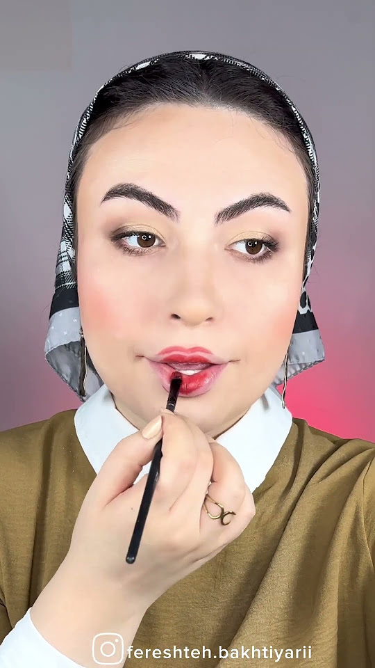 رژ لب زدن به سبک کره ایا 👄lipstick رژلب رژلب میکاپ Youtube