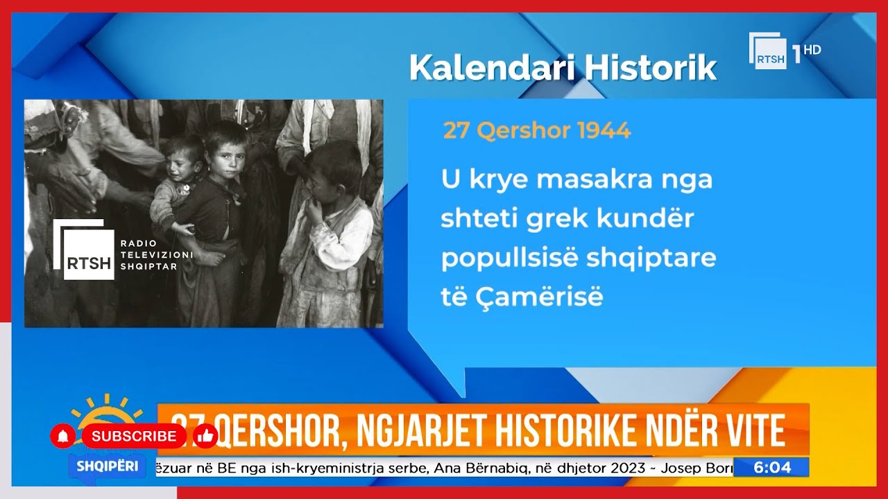27 Qershor, ngjarjet historike ndër vite - YouTube