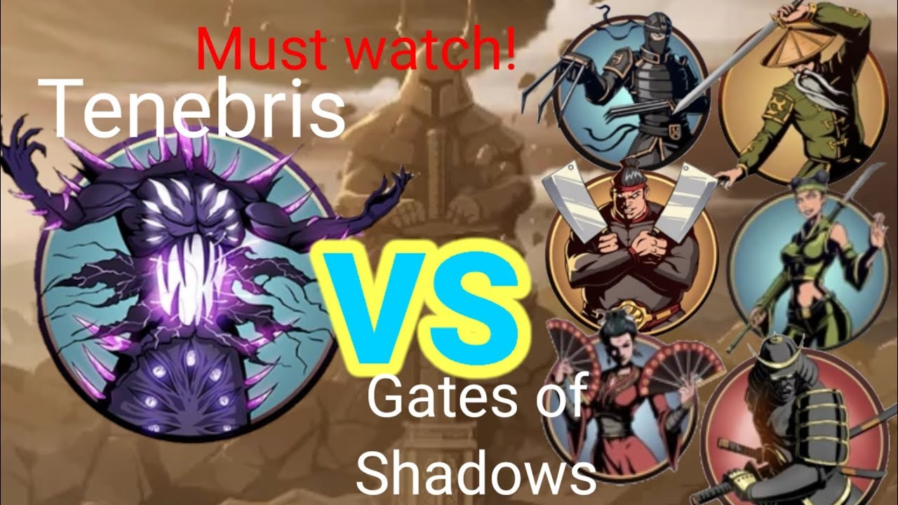Shadow Fight 2 || Tenebris vs Gates Of Shadows || ultimate gameplay ...