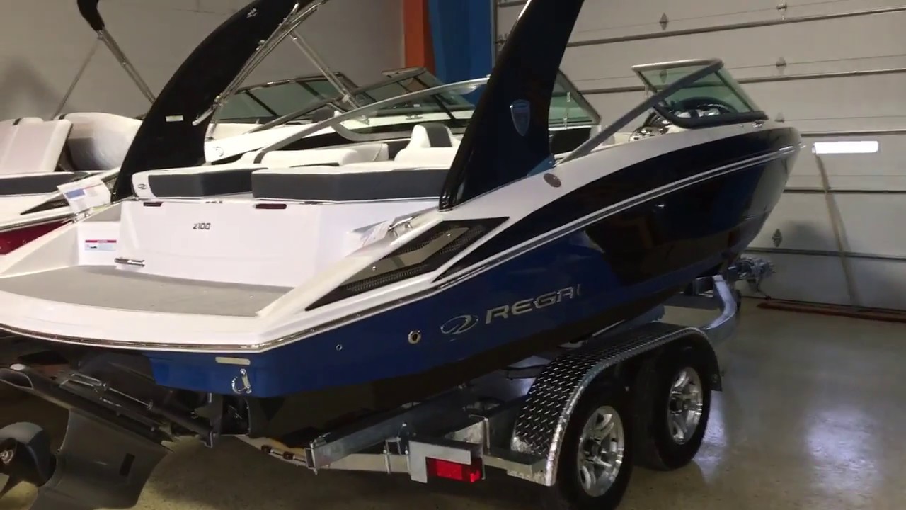 2018 Regal 2100 w/Black Power Tower. LOADED! - YouTube