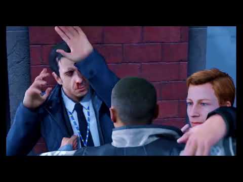 Markus Punches Perkins in the Face! (DBH MOD) - YouTube