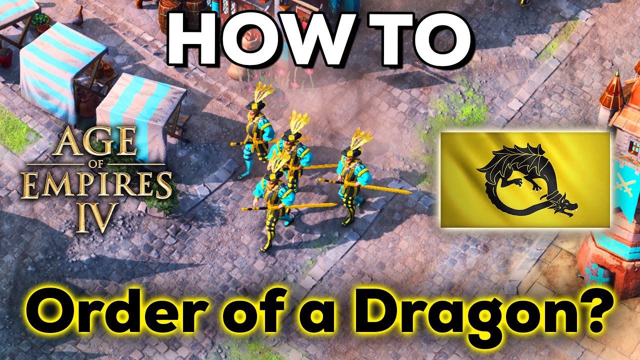 How to play Order of the Dragon Fast Aggression in Season 6 AOE4? - YouTube