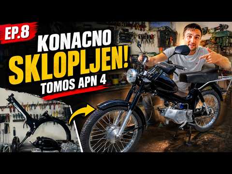 Tomos APN 4 finalno sklapanje *struja, baterija i gomila problema