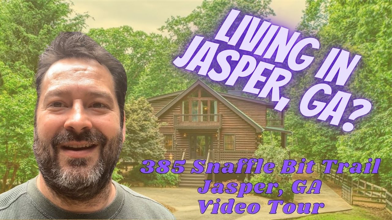 Living in Jasper, Log Cabin Tour - YouTube
