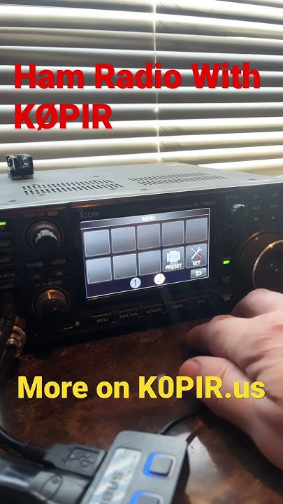 Configure Icom 7300 For FT8 Made Easy - YouTube