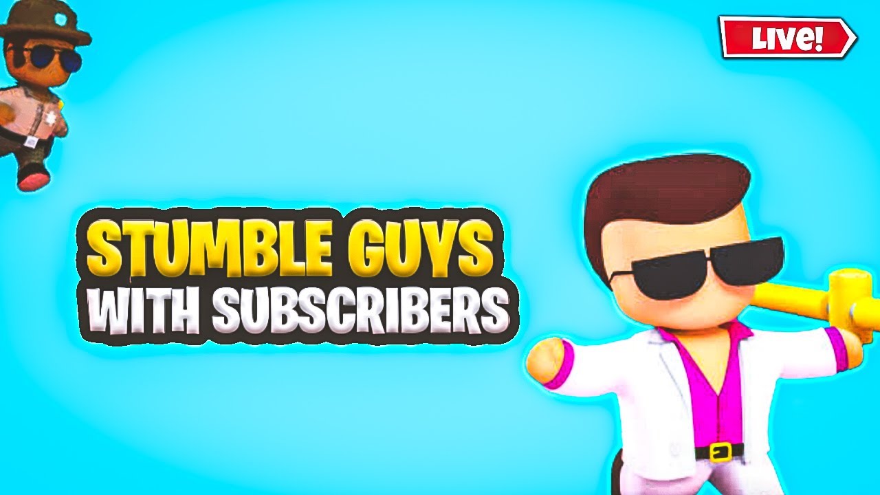 STUMBLE GUYS WITH SUBSCRIBERS JOIN DISCORD FOR VOICE CHAT ️ !! ROAD TO ...