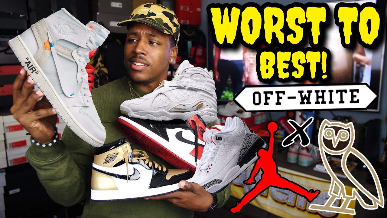 OVO 8, OFF WHITE AJ1, CEMENT 3, GOLD TOE AJ1 & MORE! 2018 JORDAN ALL ...