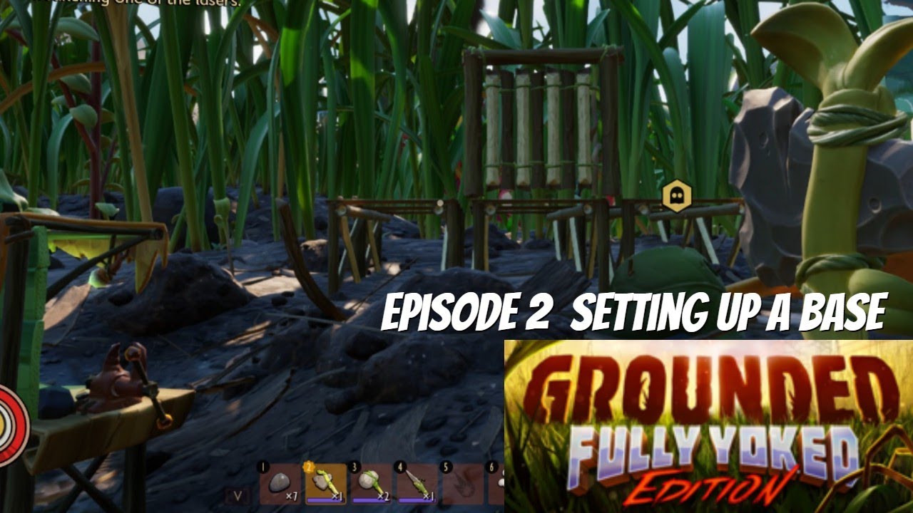 Grounded - Episode 2 - Setting up camp #grounded - YouTube