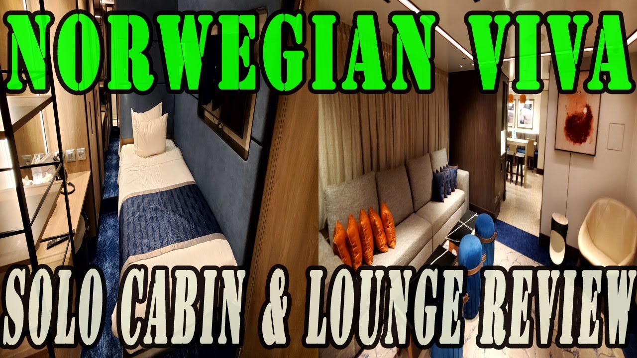 Norwegian VIVA Solo Cabin and Studio Lounge Review - YouTube
