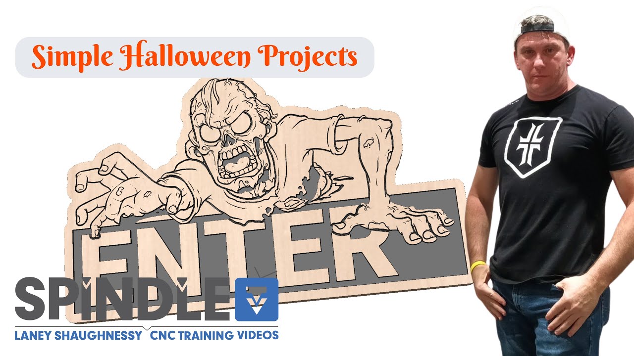 Simple Halloween Project | Vectric Tutorial | CNC Projects - YouTube