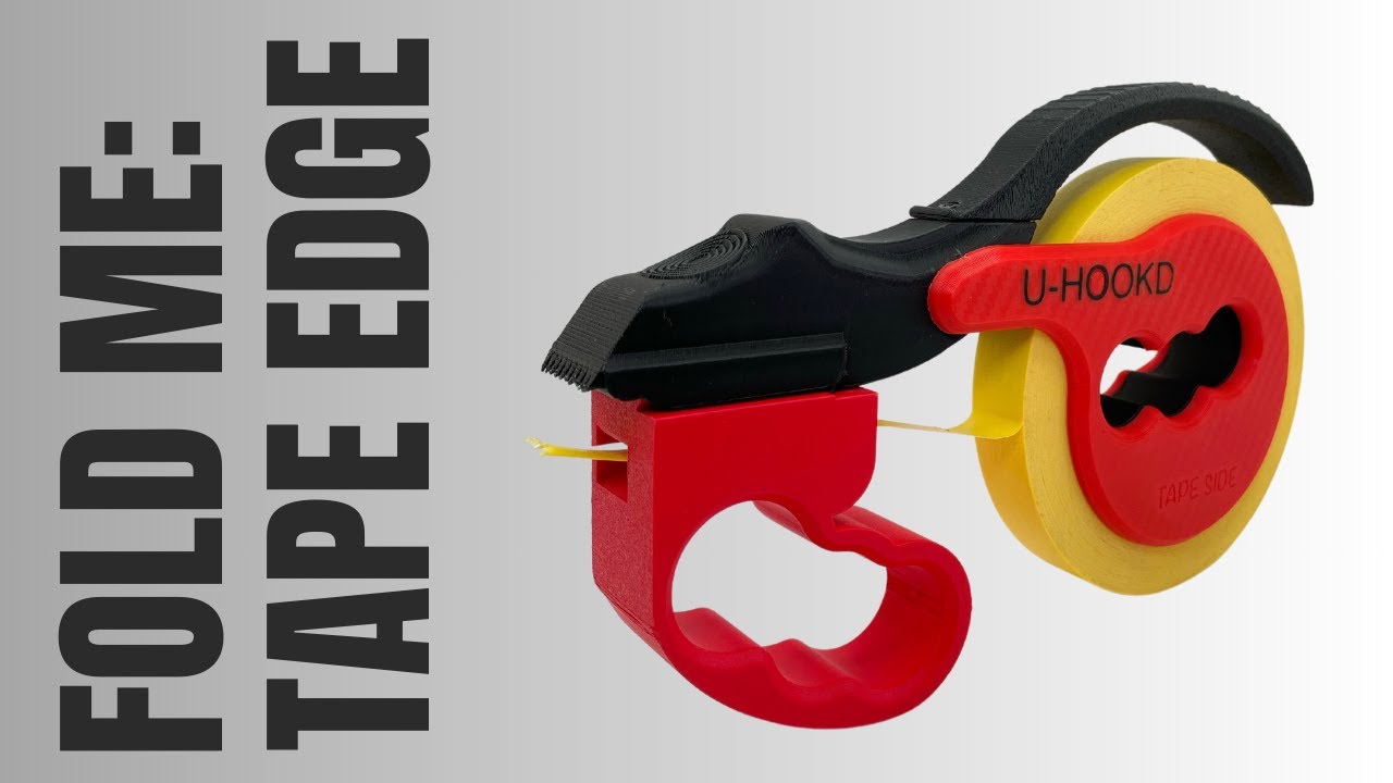 U-Hookd Fold Me: Tape Edge Instructions - YouTube