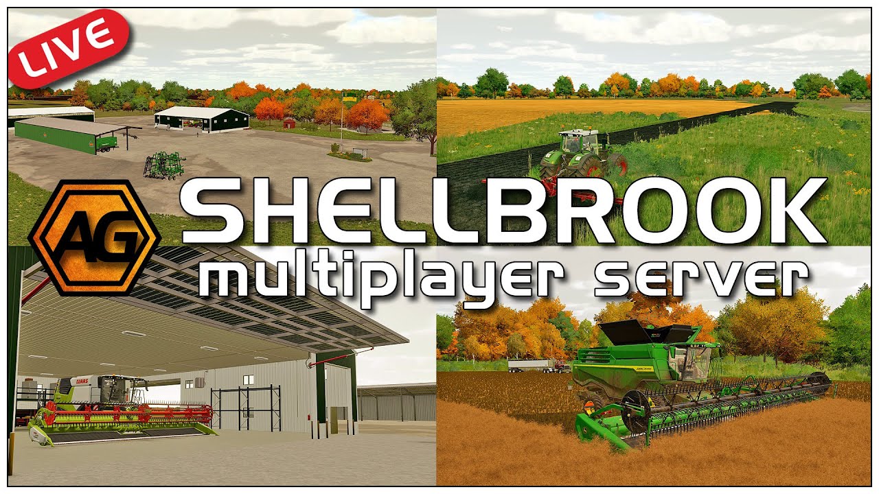 🔴LIVE - Shellbrook Community Multiplayer - FS22 - YouTube