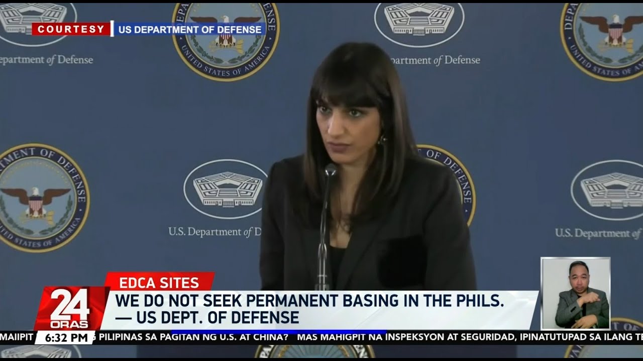 We do not seek permanent basing in the Phils. — US Dept. of Defense ...