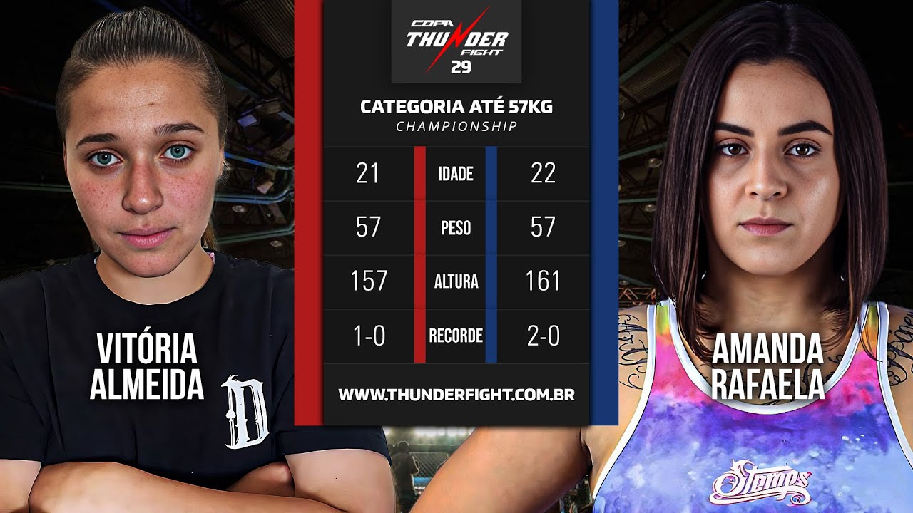 Luta Completa - Vitória Ponchet x Amanda Rafaela | Copa Thunder 29 ...