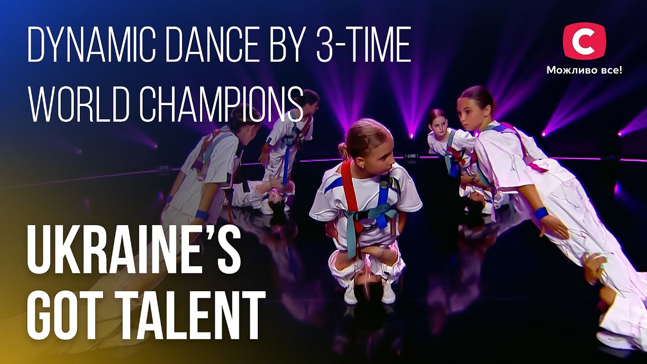 💥Dynamic dance by 3-time world champions – Ukraine's Got Talent - YouTube