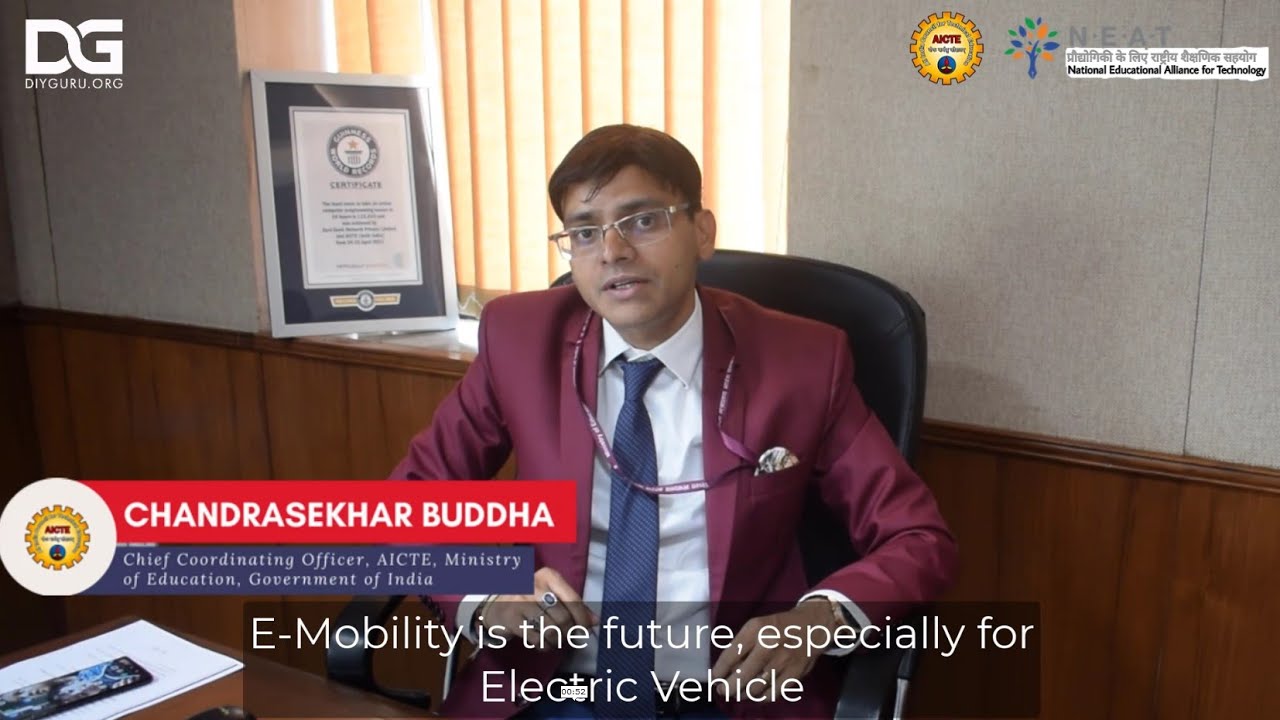 AICTE, ASDC & DIYGURU - Electric Vehicle Master's Course for 250 ...