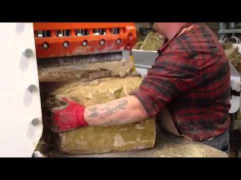Stone guillotine 160 ton techno splitter - YouTube