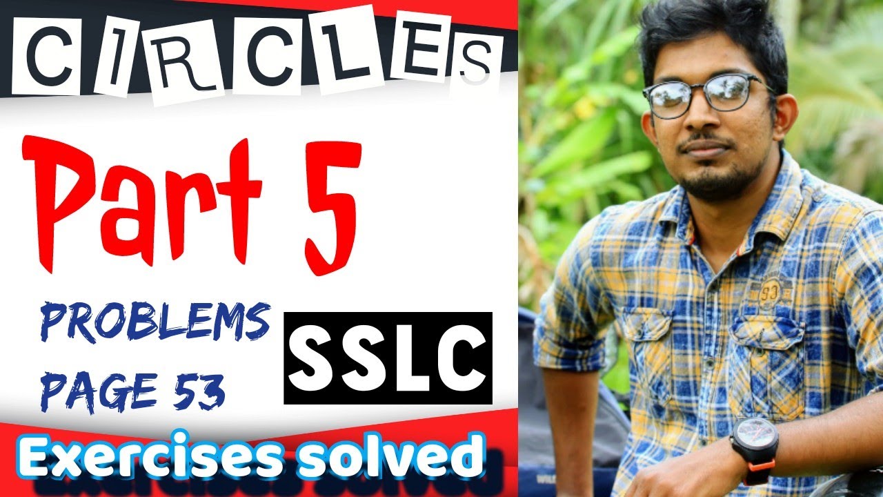 SSLC MATHS LESSON 2 CIRCLES PART 5 - YouTube