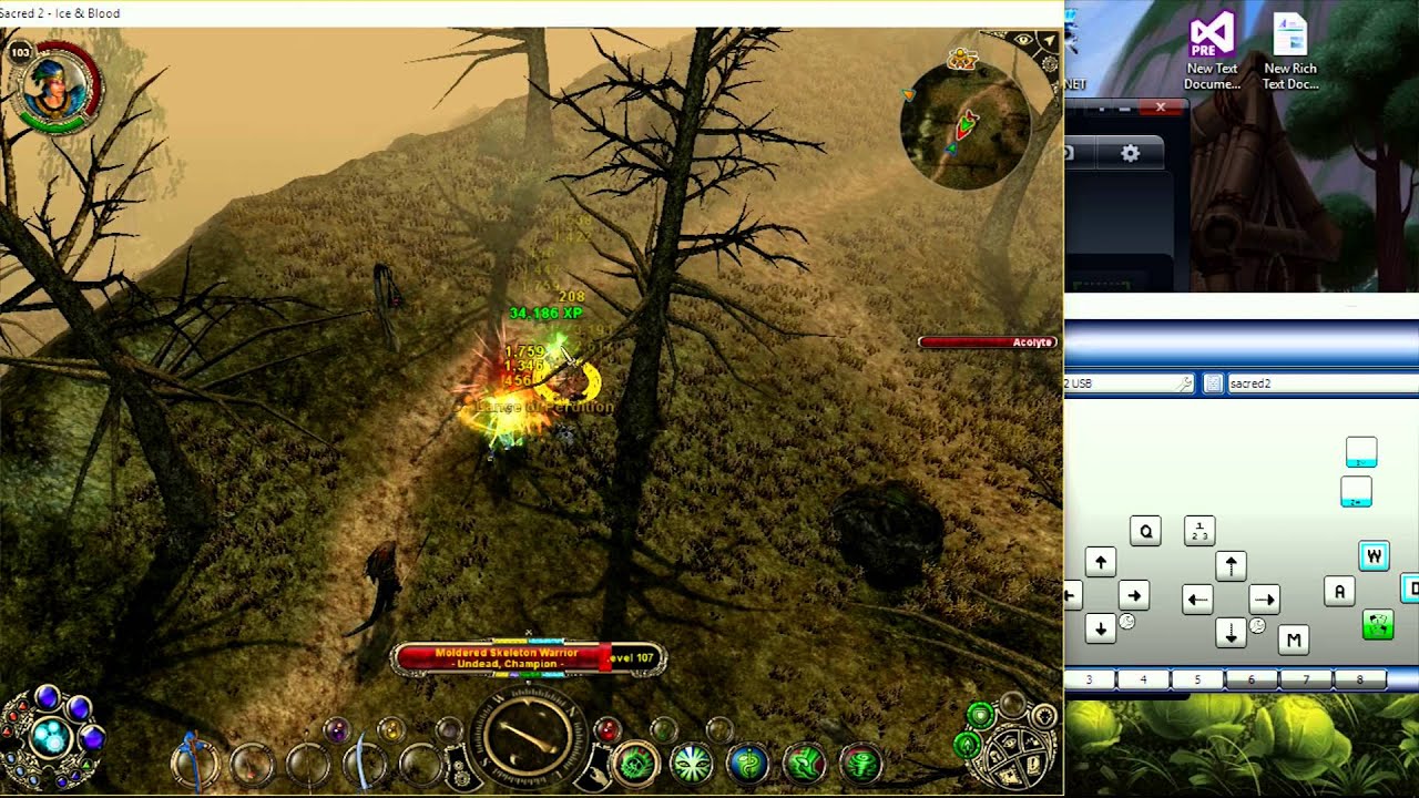 Sacred 2 with Xpadder Controls and Custom Modding - YouTube