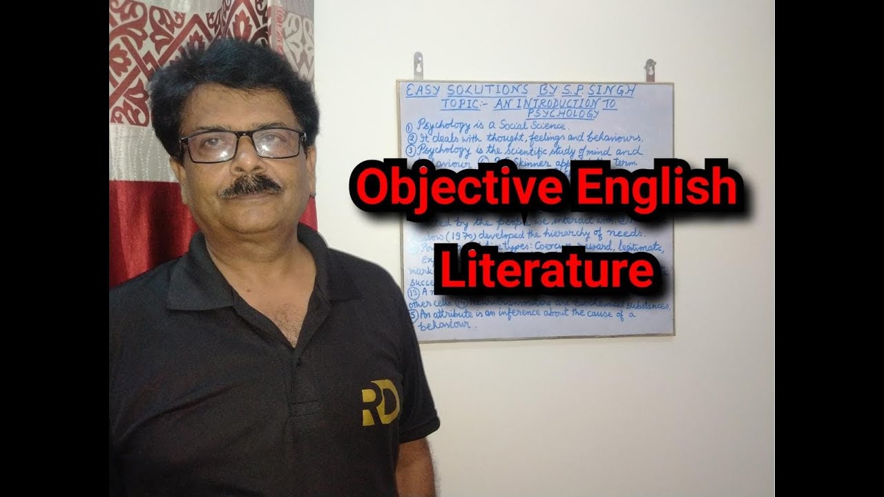 ENGLISH LITERATURE(Objective /Facts) - YouTube