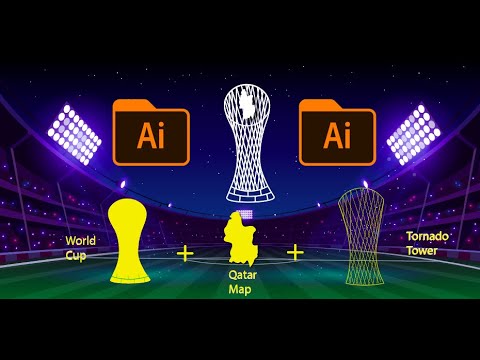 Qatar22(FIFA WORLD QATAR 2022) LOGO (Ai) - YouTube