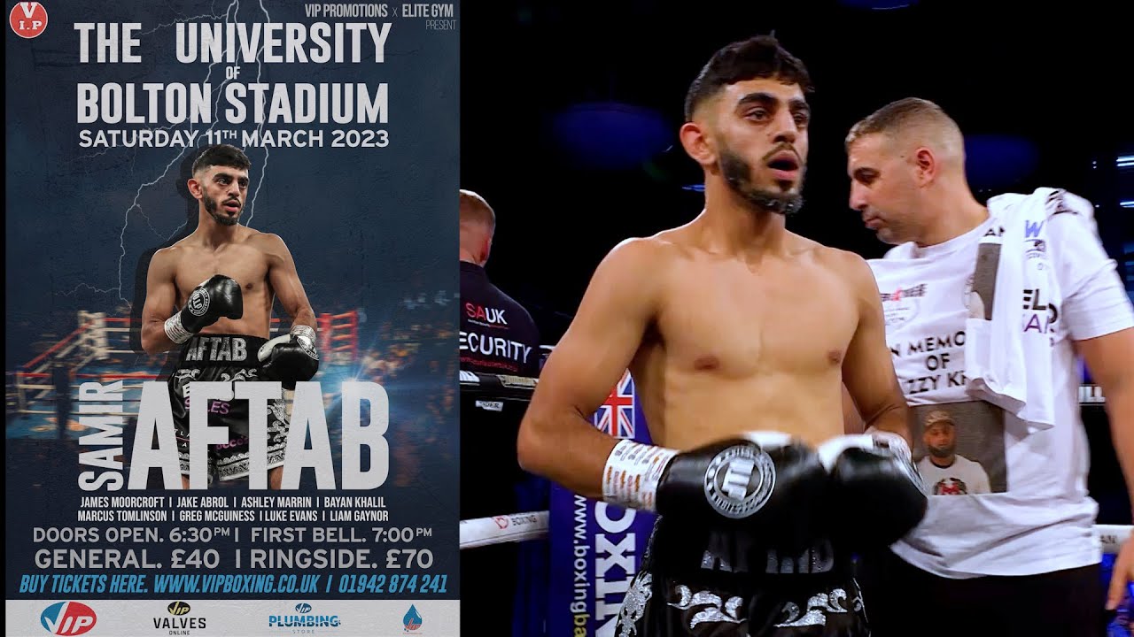 Samir Aftab continues his boxing journey back in Bolton on March 11th ...
