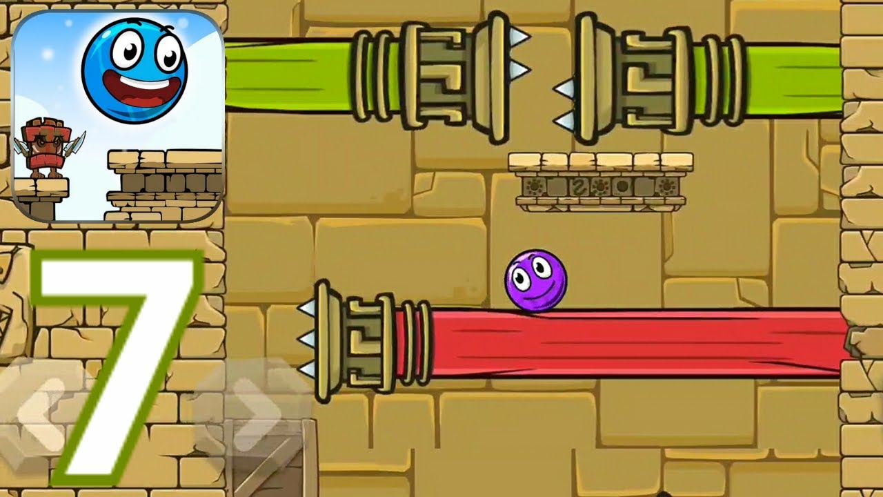 Blue Ball 11-(Gameplay 7)-Niveles Del 51 Al 55 - YouTube
