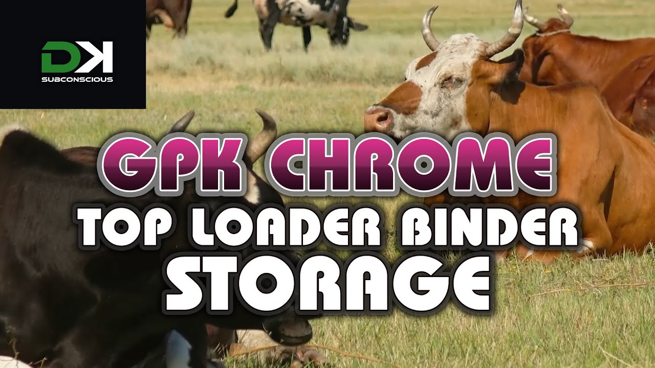 New Toploader Binder Sleeves & GPK Storage - YouTube
