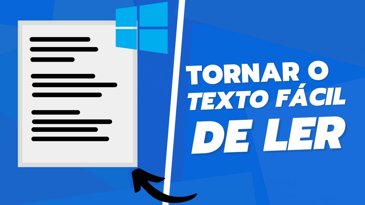 Como Tornar o Texto Mais Fácil De Ler No Seu Computador Com o Windows ...