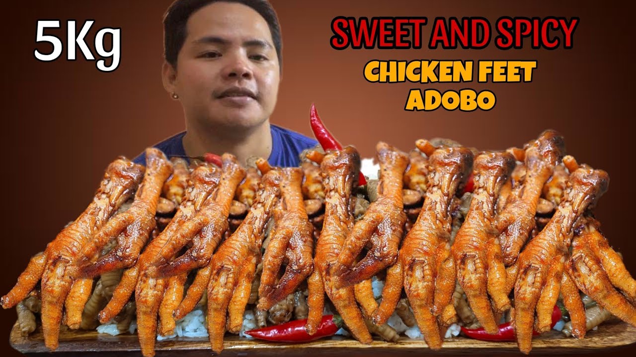 ADOBONG PAA NG MANOK MUKBANG | Pinoy Mukbang | Mukbang Philippines ...