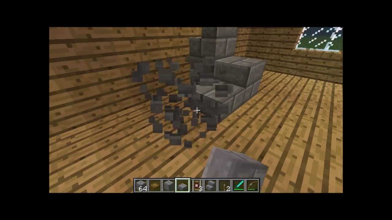 Minecraft - How to make a pooping throne (toilet) - YouTube