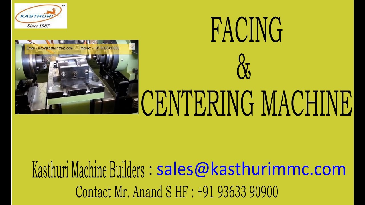 How to do Facing & Centering in single stroke - YouTube