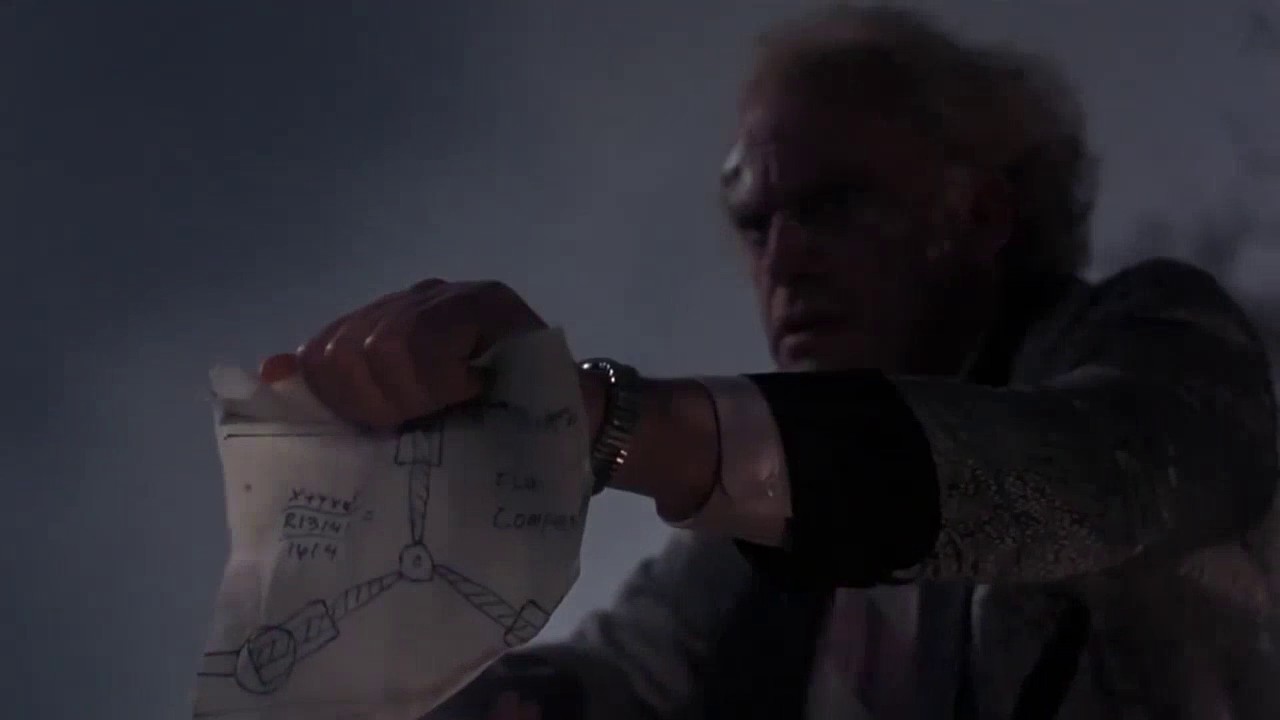 Emmett Brown - Flux Capacitor I Drew This - November 5, 1955 - YouTube
