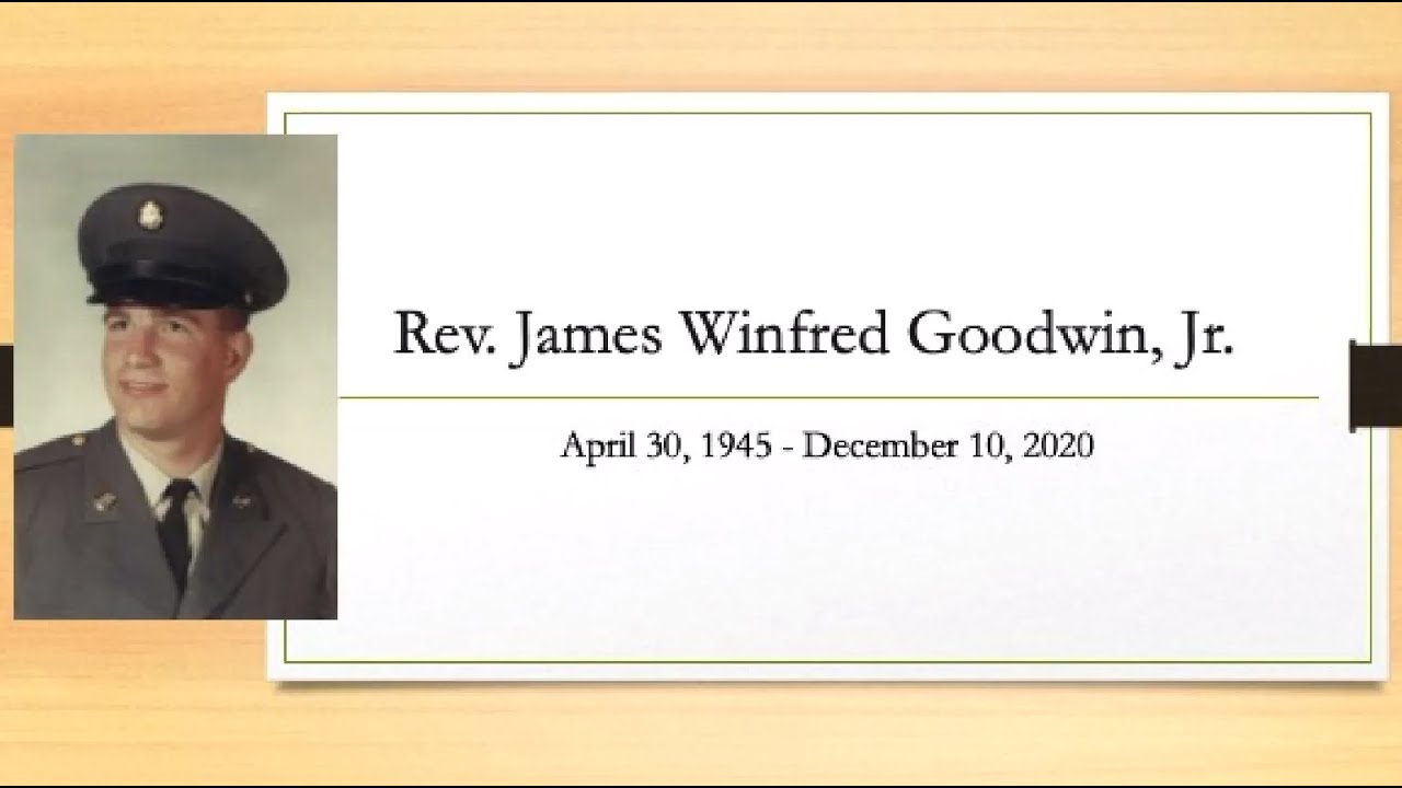James Goodwin, Jr. Funeral Service - Dec 23, 2020 - YouTube
