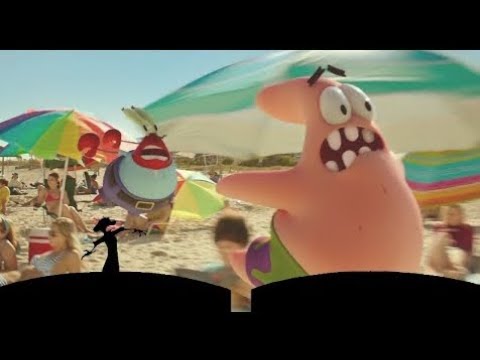 Timon and Pumbaa Interrupt 6 SpongeBob II Sponge Out of Water - YouTube