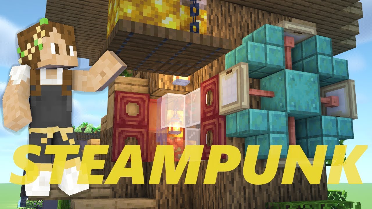 How To Find Your Next Minecraft Build Idea - Steampunk Tree House - YouTube
