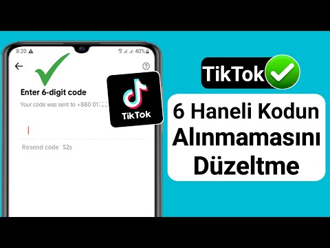 TikTok 6 Haneli Kod Alınmadı ||  TikTok Doğrulama Kodunun Çalışmaması Nasıl Onarılır
