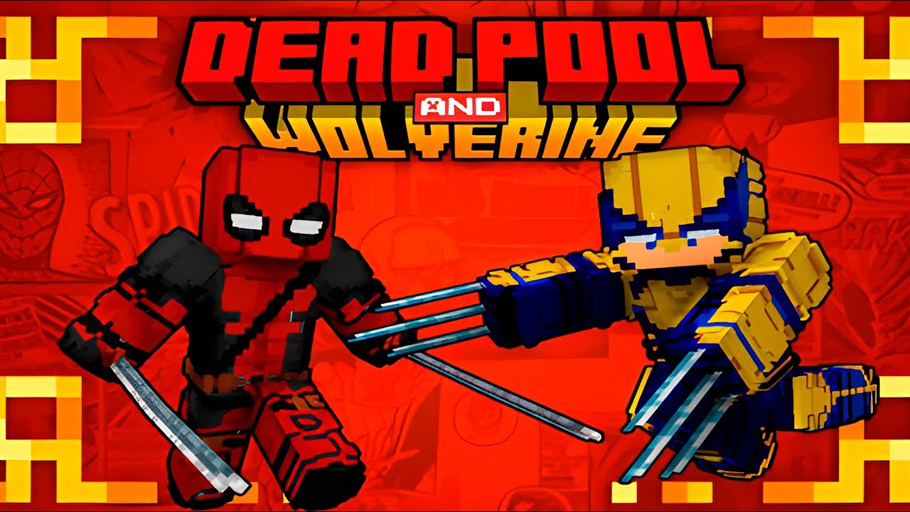 NOVA !! ADDON SUPER HEROIS Para Minecraft PE! | DeadPool and Wolverine (1.20) - YouTube