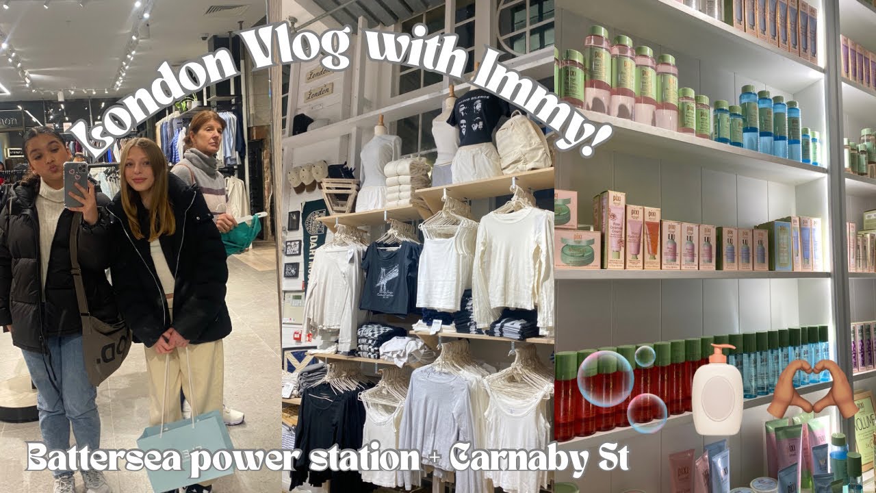 LONDON VLOG WITH IMMY | Battersea Power Station + Carnaby St mini vlog ...