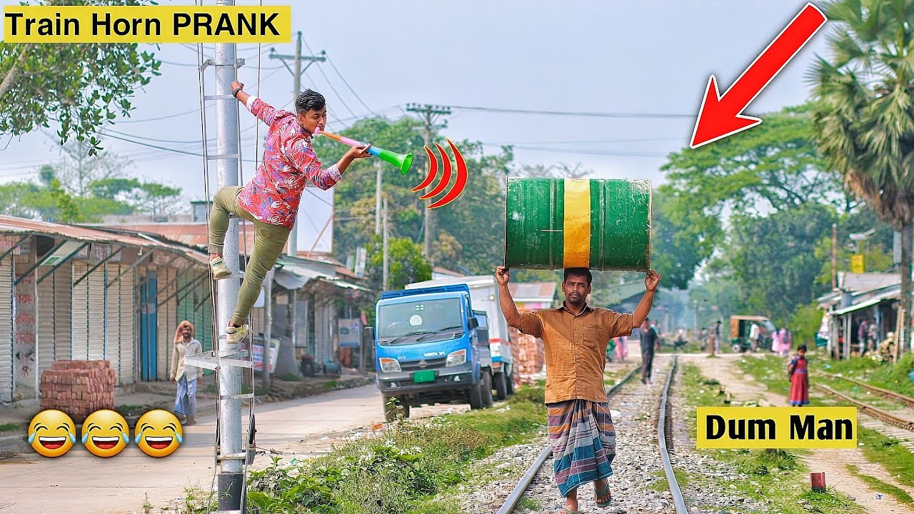 Update Viral Train Horn PRANK in 2023 | The Best Ptank of All Time ...