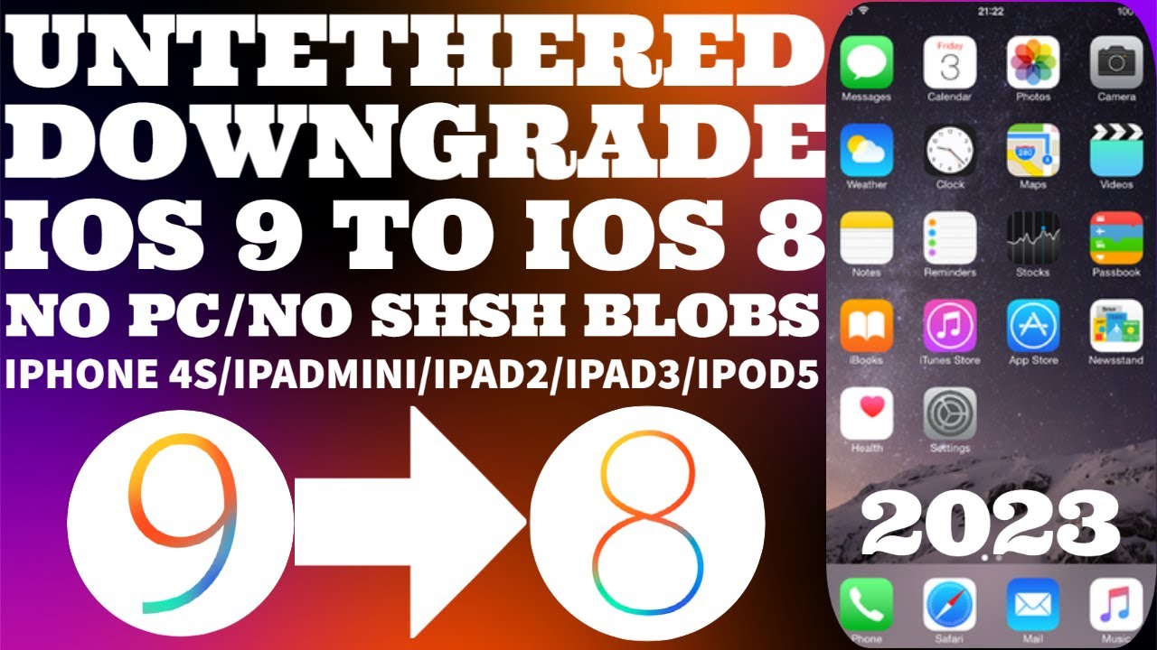 Downgrade iOS 9.3.5 to 8.4.1 | Downgrade iPad mini 1 to iOS 8.4.1 ...